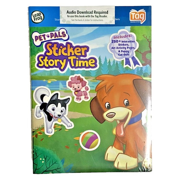 Toys | Leap Frog Tag Reading System Interactive Book Pet Pals Sticker ...
